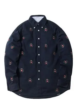 Kith X Tommy Hilfiger Twill Woven Shirt - Navy Blue