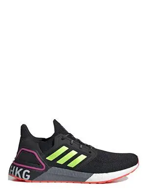 Adidas Ultra Boost 20 City Pack Hong Kong Sneakers - Black/signal Green/shock Pink