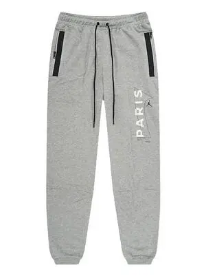 Nike Jordan Paris Saintgermain Fleece Sweatpants - Dark Grey Heather/white