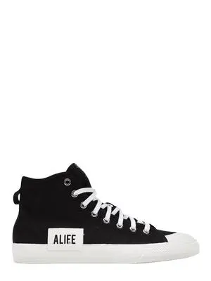 Adidas Nizza Hi Alife Badge Sneakers - Core Black/off White