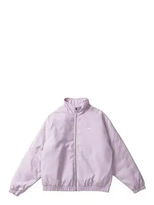 Nike Solo Swoosh Satin Bomber Jacket - Violet