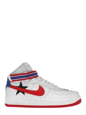 Nike Force 1 High Riccardo Tisci Victorious Minotaurs Sneakers - White/black/game Royal