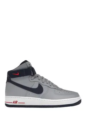 Nike Air Force 1 High QA Patriots Wolf Grey/college Navyone-coloruniversity Redone-colorwhite