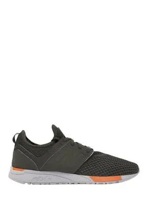 NEW BALANCE 247in Sneakers - Olive/orange