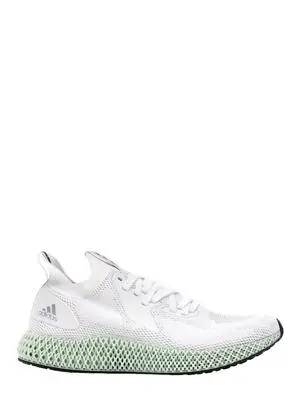 Adidas Alphaedge 4d Reflective Sneakers - Cloud White/silver Metallic/core Black