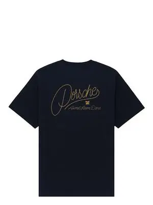Aimé Leon Dore X Porsche 356 Pocket Tee Shirt - Navy Blue