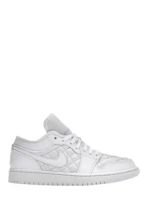 JORDAN 1 Low Quilted Sneakers - White