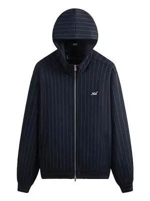 Kith Double Weave Selfridge Zip Up Hoodie - Nocturnal