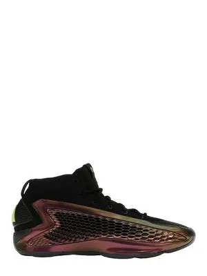 Adidas Ae 1 All-star Sneakers - Metallic Burgundy/black/lime Green