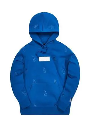Kith For Major League Baseball Los Angeles Dodgers Monogram Hoodie - Royal Blue