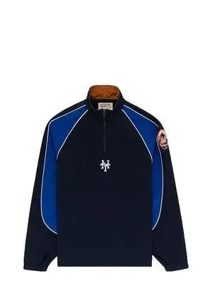Aimé Leon Dore X New York Mets Nylon Pullover - Navy Blue