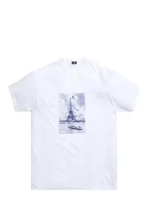 Kith Floral Navy Eiffel Tee Shirt - White