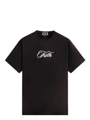 Kith Cursive Logo Tee Shirt - Black