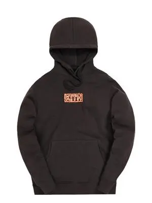 Kith Flame Hoodie - Espresso