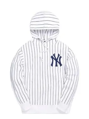 Kith For Major League Baseball New York Yankees Striped Hoodie - White