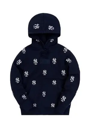 Kith For Major League Baseball New York Yankees Monogram Hoodie - Navy Blue