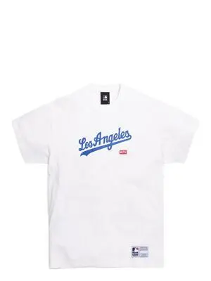 Kith For Major League Baseball Los Angeles Dodgers Tee Shirt - White/royal