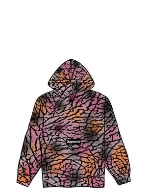 Supreme Polartec Hooded Sweatshirt - Purple Treebark Camo