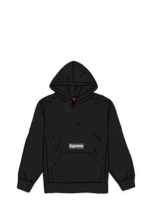 Supreme Polartec Hooded Sweatshirt - Black