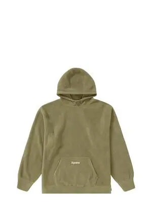 Supreme Polartec Hooded Sweatshirt (fw21) Light Olive