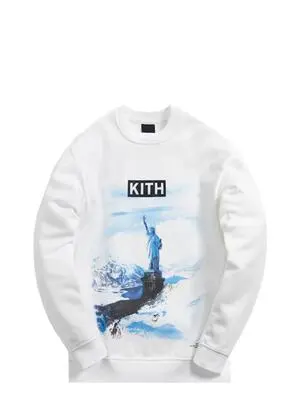 Kith Ellis Mountain Crewneck Sweatshirt - White