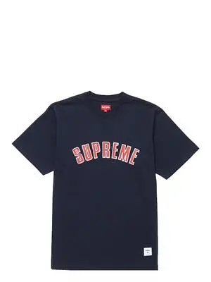 Supreme Printed Arc S/s Top - Navy Blue