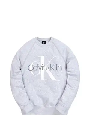 Kith For Calvin Klein Crewneck Sweatshirt - Light Heather Grey