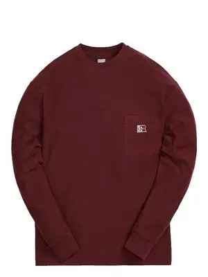 Kith For Russell Athletic Quinn Long Sleeve Tee Shirt - Magma