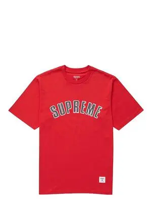 Supreme Printed Arc Short Sleeve Top Red