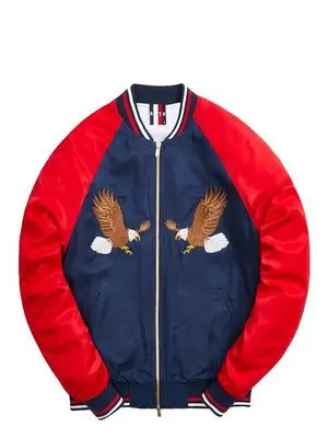 Kith For Team Usa Souvenir Jacket - Navy Blue