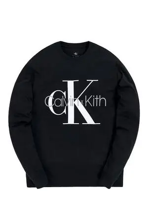 Kith For Calvin Klein Long Sleeve Tee Shirt - Black