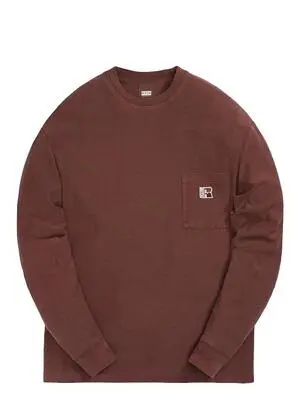 Kith For Russell Athletic Quinn Long Sleeve Tee Shirt - Saddle