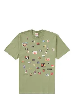 Supreme Pretty Fucked Tee Shirt - Light Olive