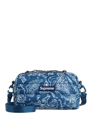 Supreme Puffer Side Bag - Blue Paisley