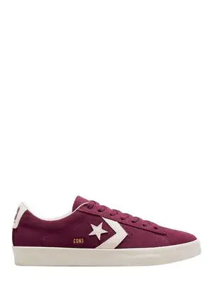 CONVERSE CONS Pro Leather Vulc Pro Suede Low Top Sneakers Cherry Vision/egret