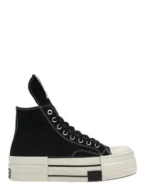 CONVERSE Drkshdw Chuck Taylor All Star Dbl Drkstar Hi Rick Owens Drkstar Sneakers - Black/egret/white