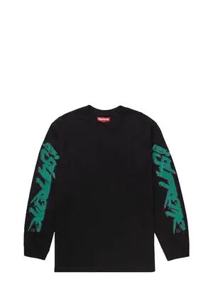 Supreme Racing Intarsia Long Sleeve Top - Black