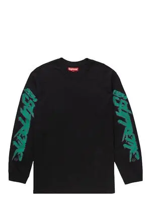 Supreme Racing Intarsia Long Sleeve Top - Black