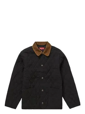 Supreme Quilted Paisley Jacket - Black
