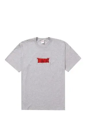 Supreme Ralph Steadman Box Logo Tee Shirt - Heather Grey