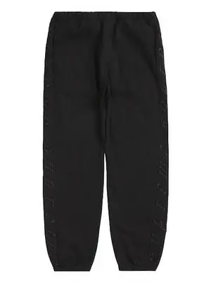 Supreme Raised Embroidery Sweatpant - Black