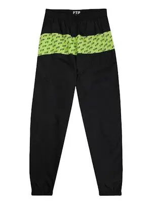 FTP Allover Panel Track Pant - Black