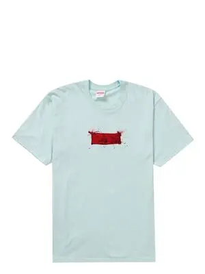 Supreme Ralph Steadman Box Logo Tee Shirt - Pale Blue
