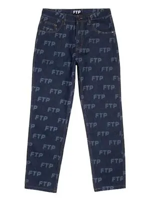 FTP All Over Denim Pant - Indigo