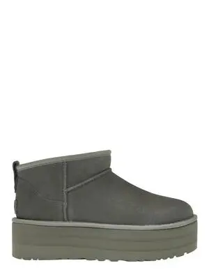 UGG Classic Ultra Mini Platform Boot Moss Green