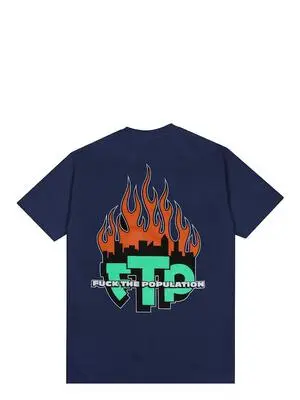 FTP Last Priority Tee Shirt Navy Blue