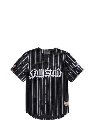 FULL SEND Bronx Baseball Jersey - Black