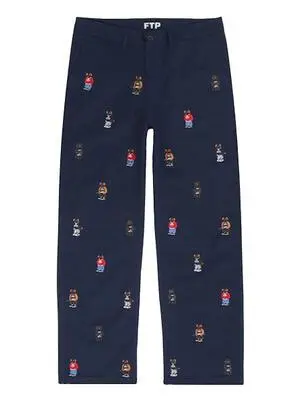 FTP Bear Chino Pant - Navy Blue