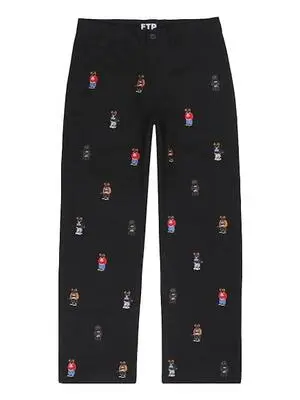 FTP Bear Chino Pant - Black