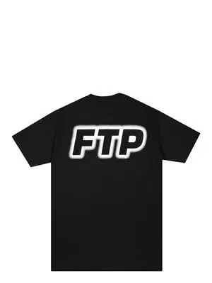 FTP Outer Glow Logo Tee Shirt - Black